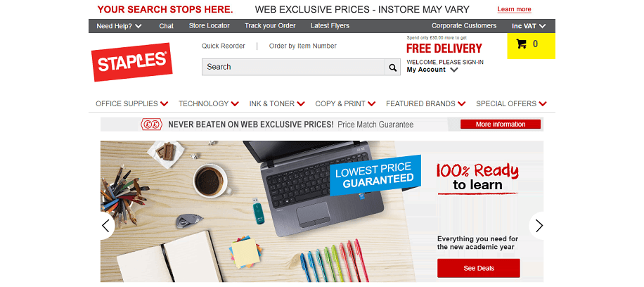 Staples Offers, Discounts & Cashback Deals
